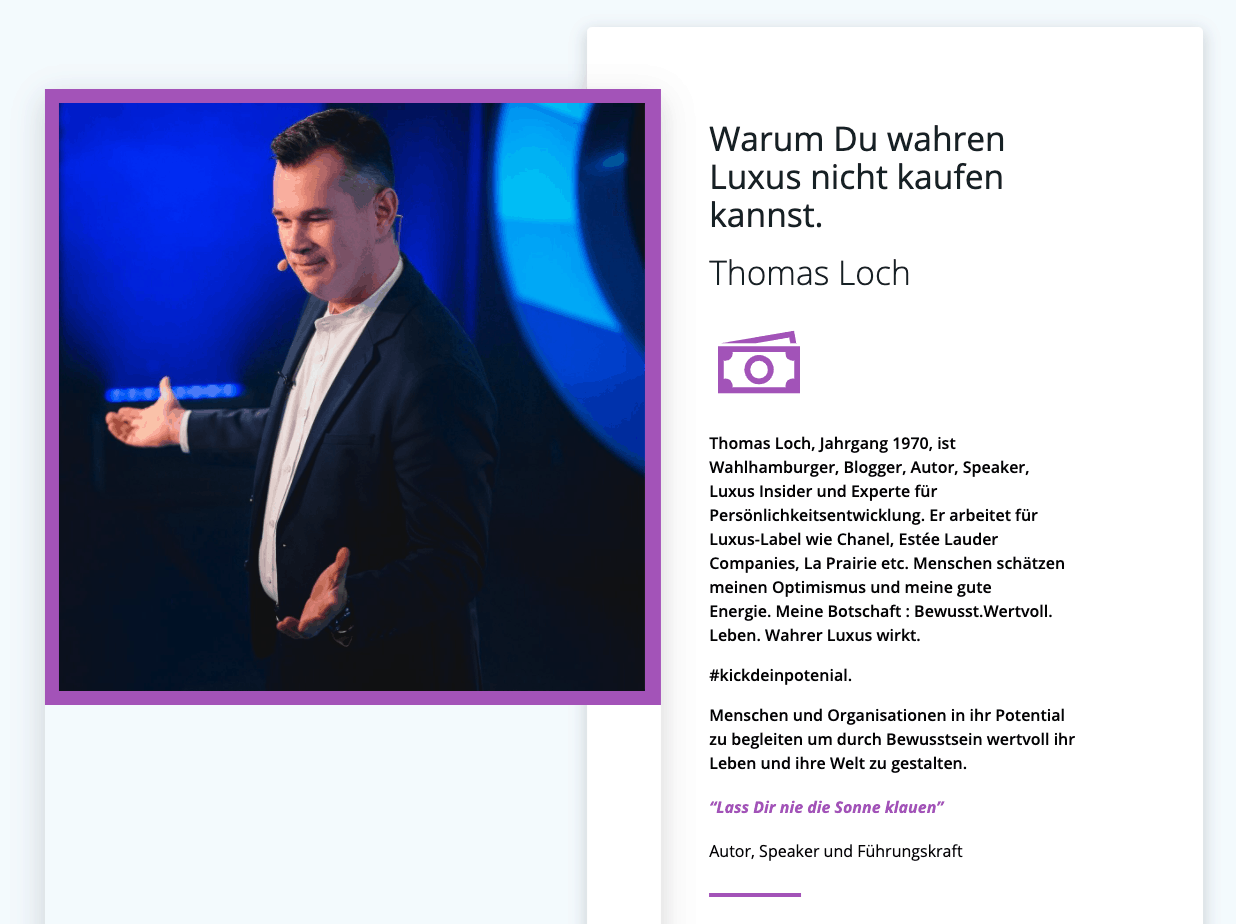 Bewusst. Wertvoll. Leben.